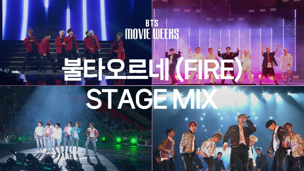 BTS MOVIE WEEKS ‘불타오르네 (FIRE)’ Stage Mix | BTS FAN